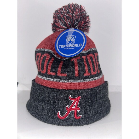 Top of the World | Accessories | Alabama Crimson Tide Ncaa Hat Skull ...